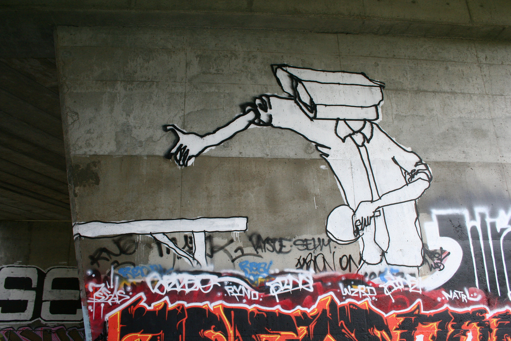 Ping Pong Street Art | Uptown Almanac