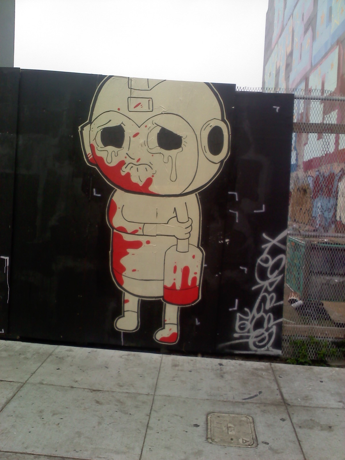 Nine-Foot-Tall Mega Man Covered in Blood and Crying | Uptown Almanac