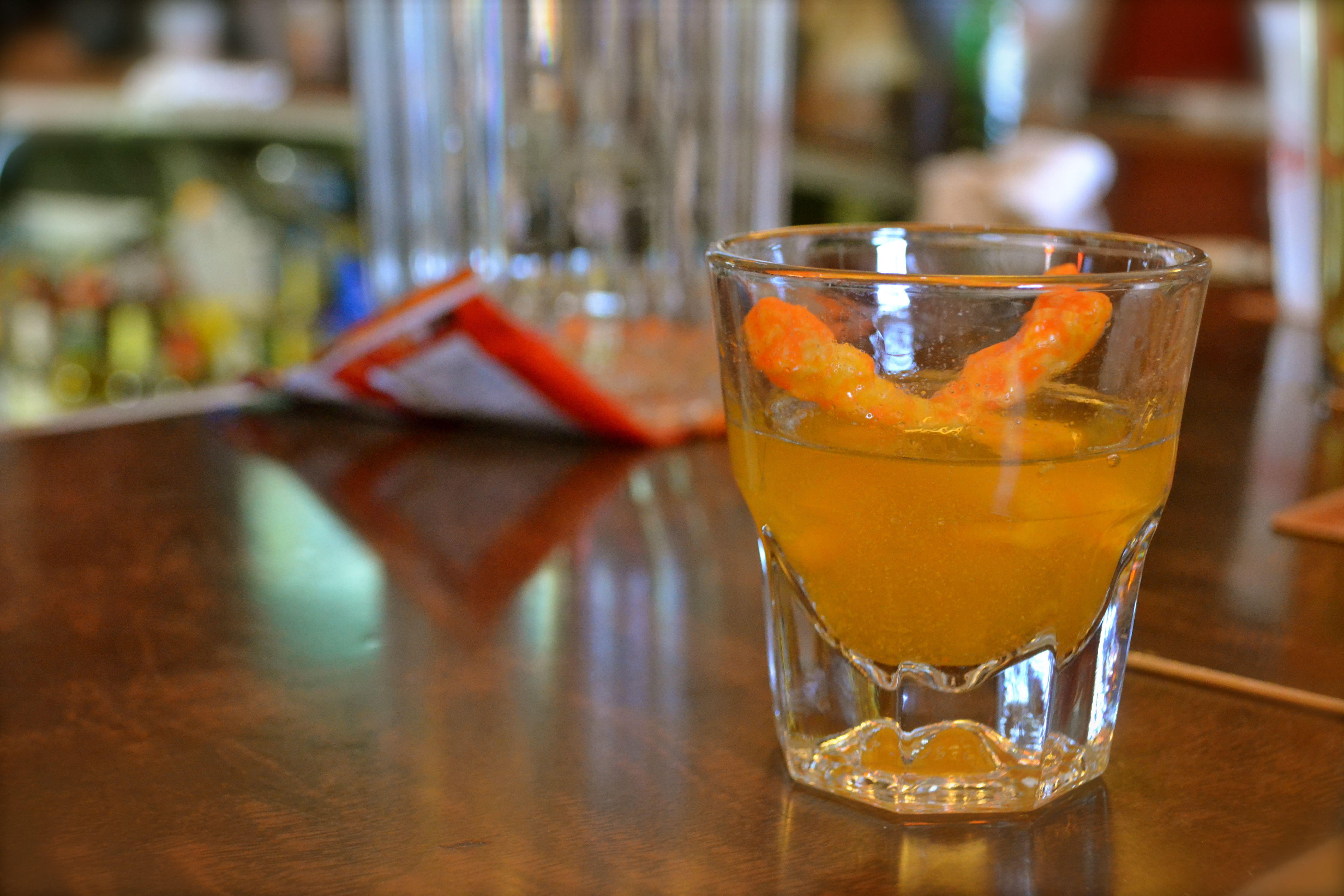 Today in High-Falutin Mixology: Cheeto-Infused Vodka | Uptown Almanac