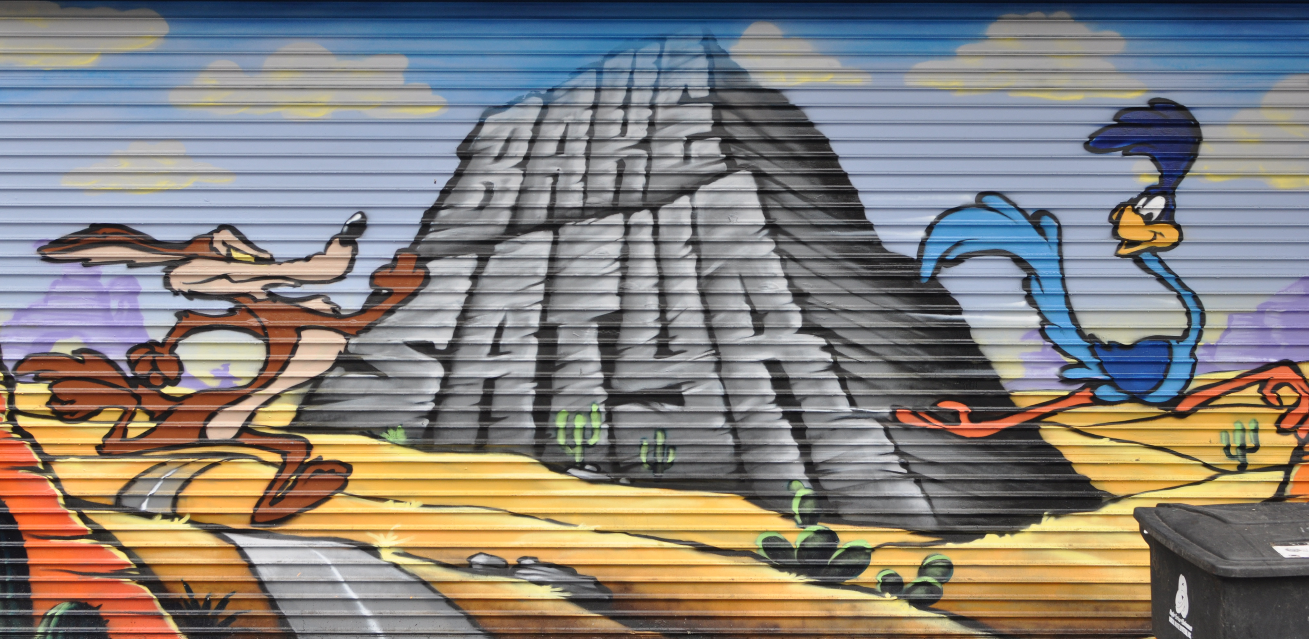 Wile E. Coyote and Road Runner Mural The Best Goddamn Looney Tunes ...