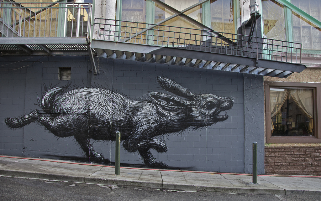 Giant Post-Apocalyptic Rabbit Now Gracing the Side of The Hemlock ...