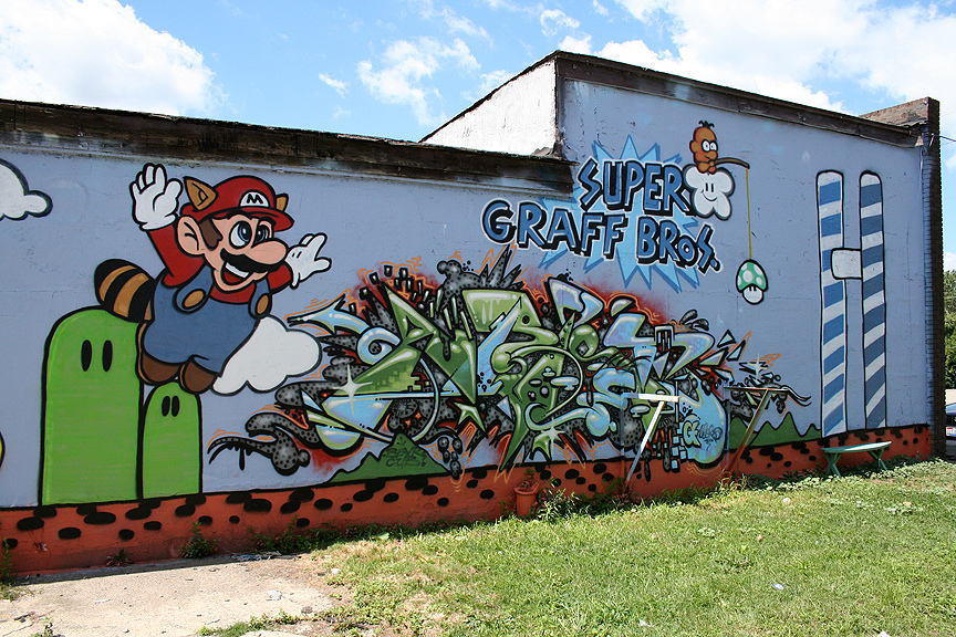 This Super Mario Bros. Mural Might Be the Best Mural Ohio Has Ever Seen ...