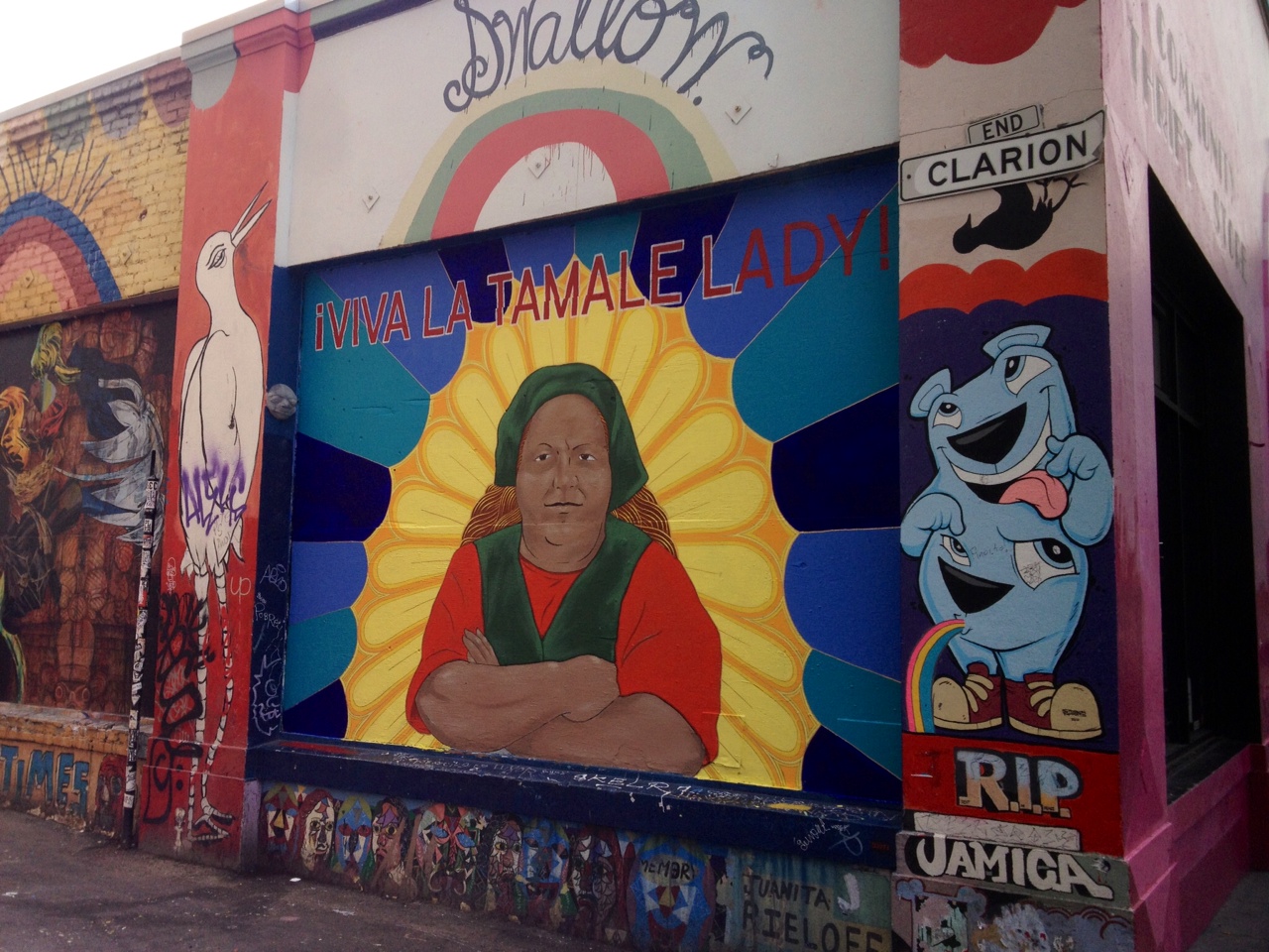 Feast Your Eyes on the Tamale Lady's Mural | Uptown Almanac